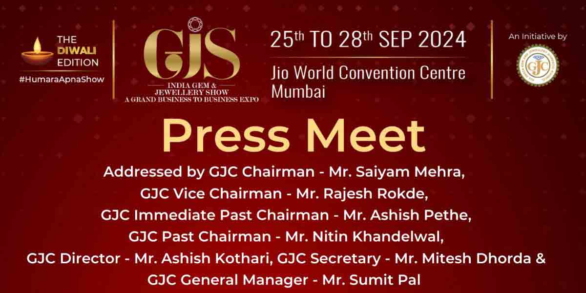 GJS Press Meet at Jio World Convention Centre, Mumbai ...